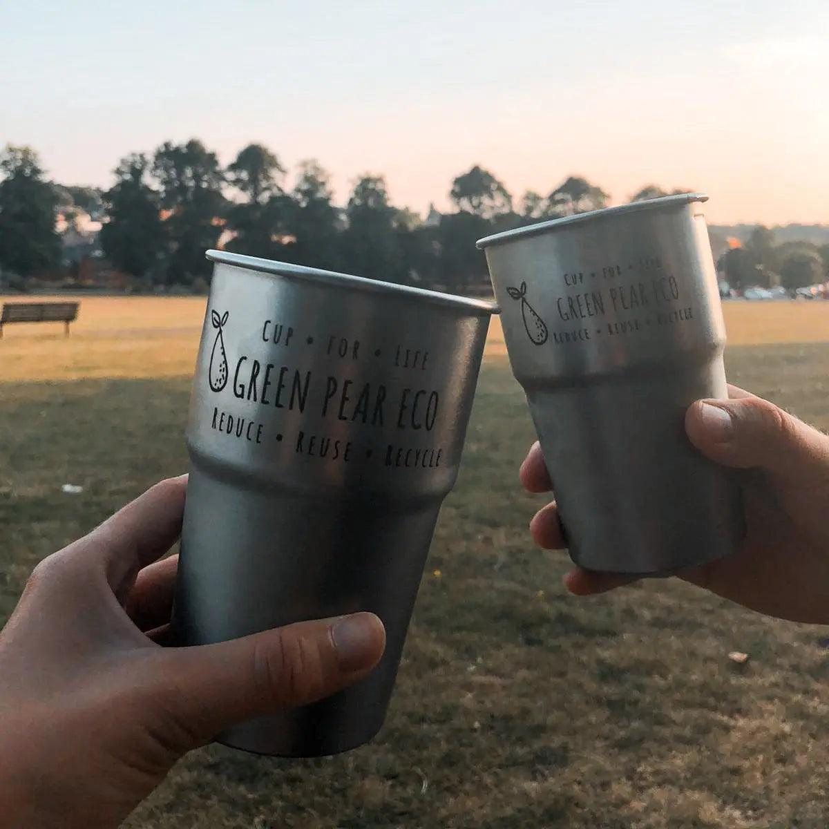 Why Steel Pint Cups Are The Best Reusable Cup – Green Pear Eco