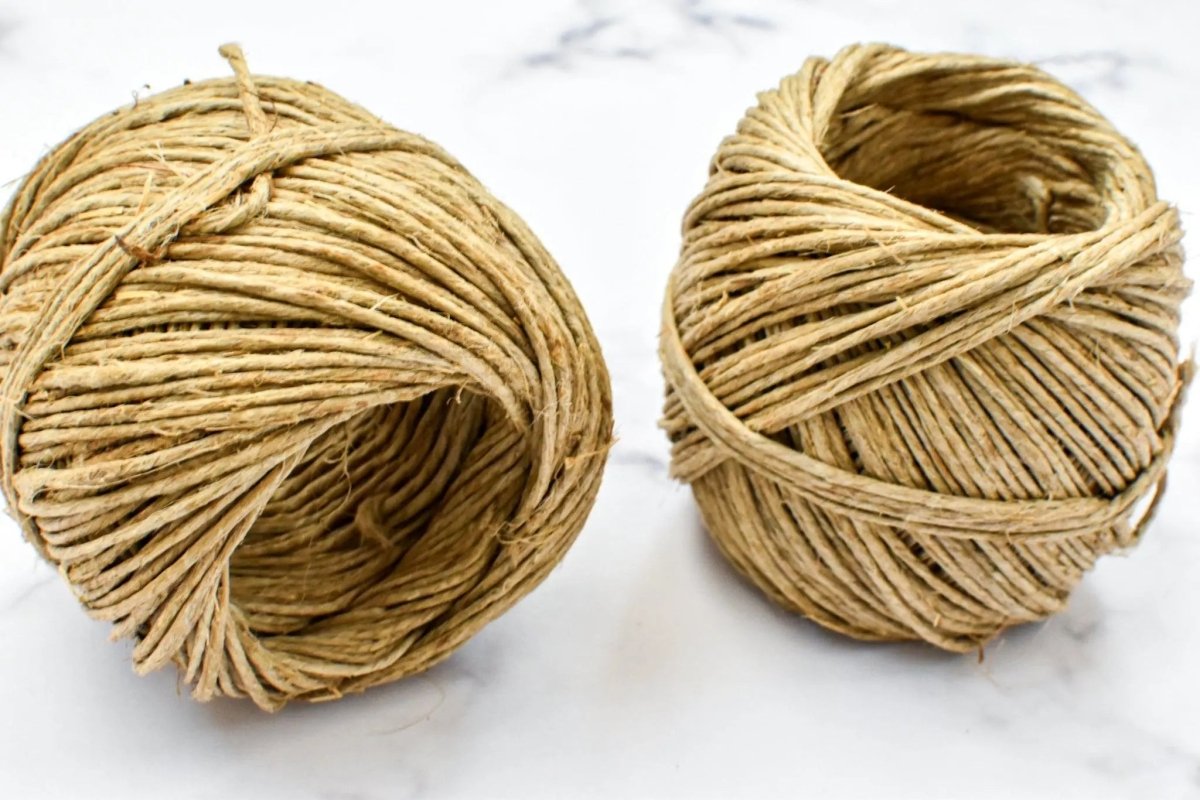 Natural Flax Twine 50m - Made in Switzerland | Green Pear Eco