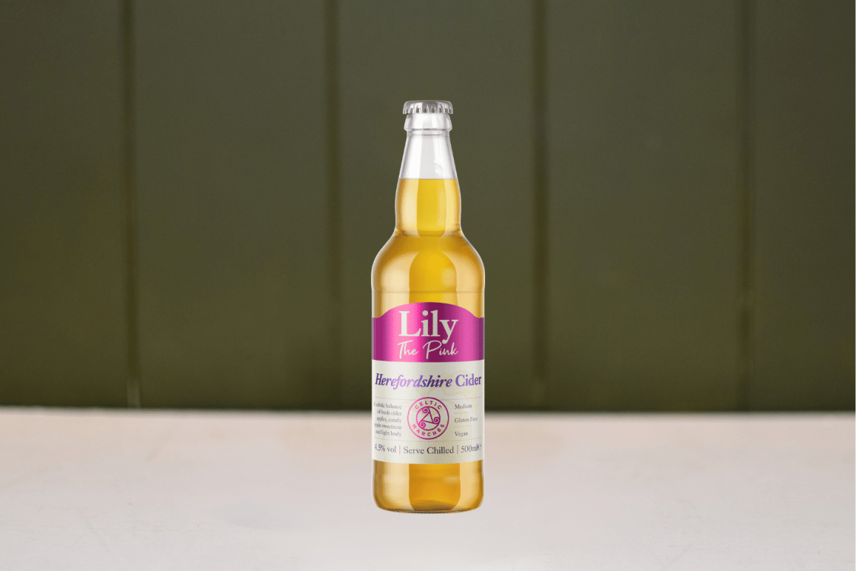 Lily The Pink - Cider 4.5% | Celtic Marches – Green Pear Eco