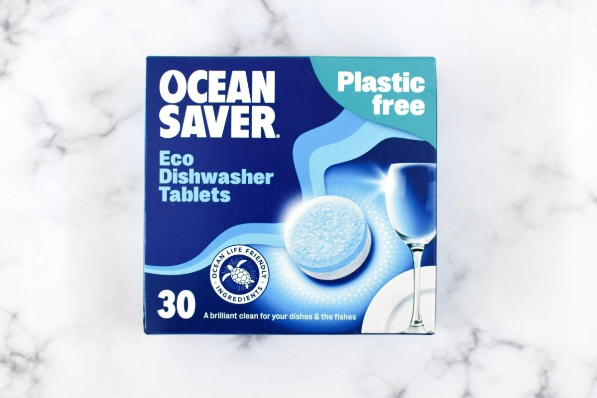 Plastic-Free Eco Dishwasher Tablets - OceanSaver | Green Pear Eco